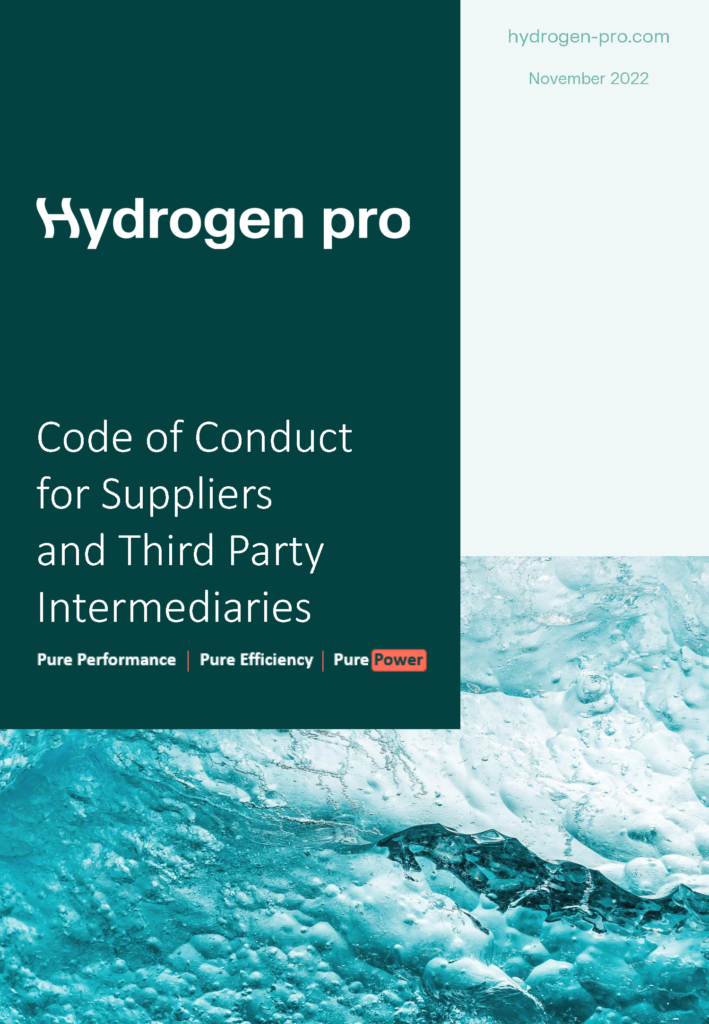 Supply Chain - HydrogenPro
